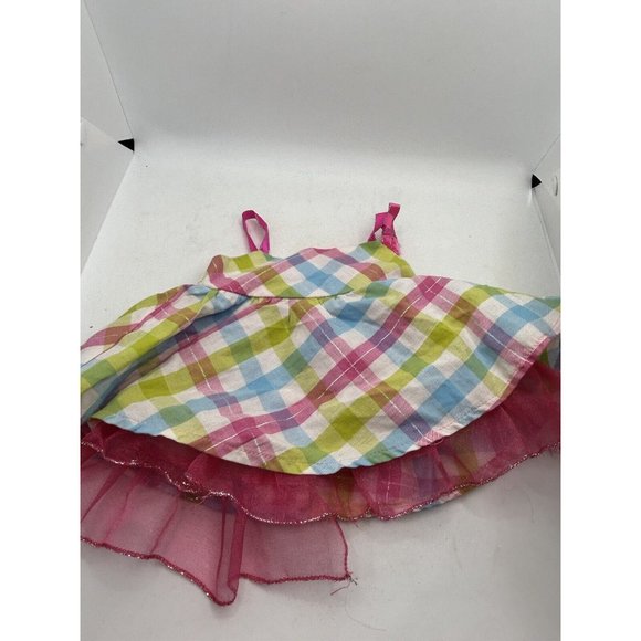 Toys | Build A Bear Workshop Clothes Babw Pink Plaid Dress | Poshmark
